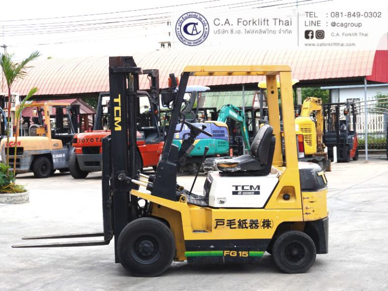 ขาย รถโฟล์คลิฟท์ TCM รุ่น FG15N17 - รถโฟล์คลิฟท์มือสอง รถยกมือสอง สภาพเยี่ยมจากญี่ปุ่น บริษัท ซี ...